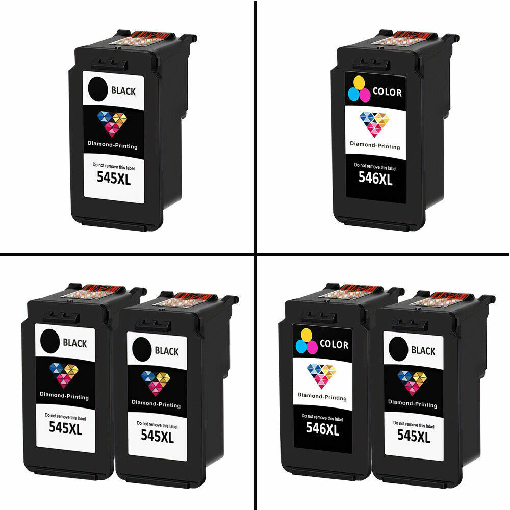 Lot PG545XL CL546XL Ink Cartridges For Canon Pixma MG2450 MG2550 MG2950 ...