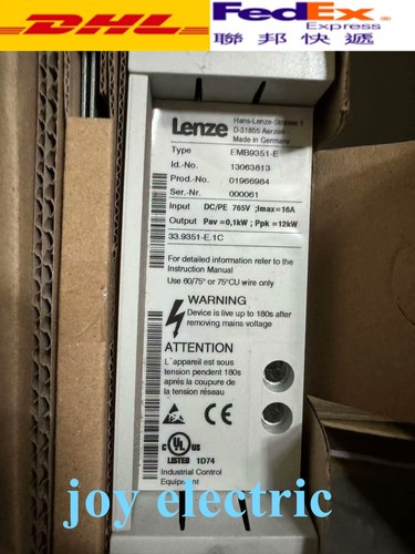 1PCS EMB9351E New original Lenze EMB9351-E brake module Fast shipment ...