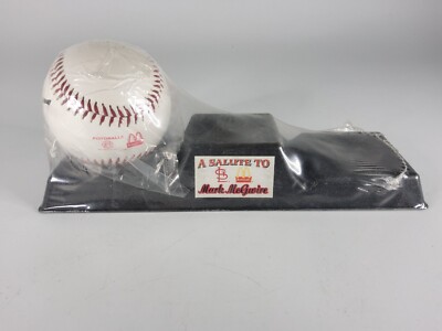 St. Louis Cardinals Salute To Mark McGwire McDonalds Baseball Display ...