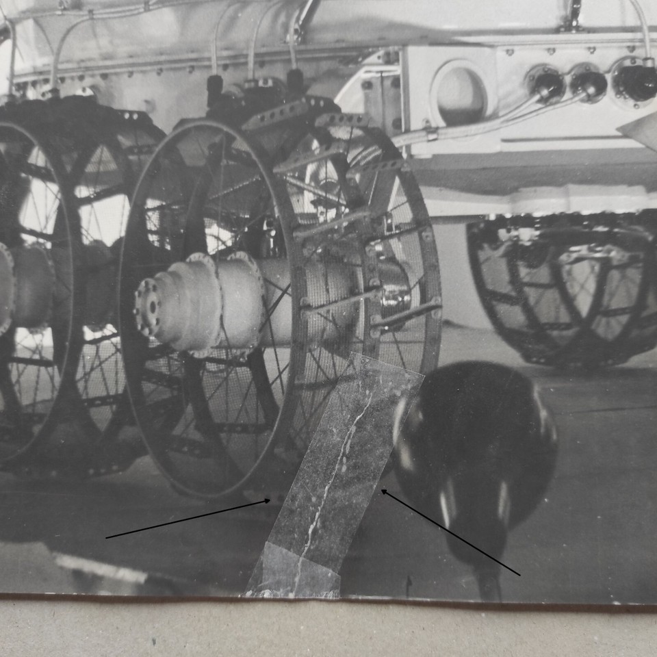 USSR Space - Photo Soviet moon rover Lunokhod - big photo 23.5 x 19.5 ...