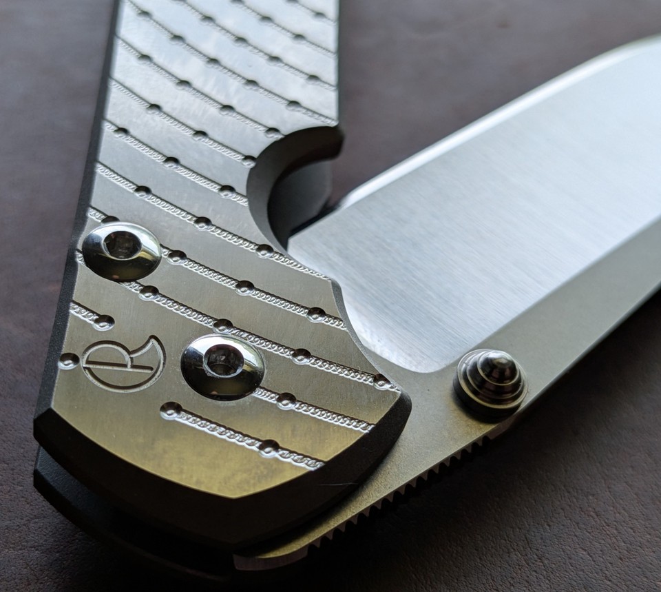 Chris Reeve Small Sebenza 31 UNIQUE GRAPHIC, POLISHED MAGNACUT ...