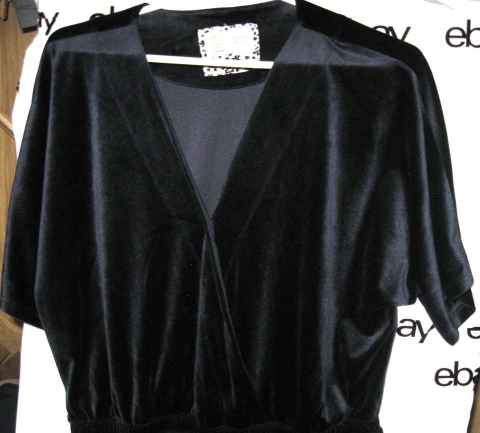 Amthropologie Large Front Snap Velvet Jumpsuit INSEAM 25" WAIST 36 ...