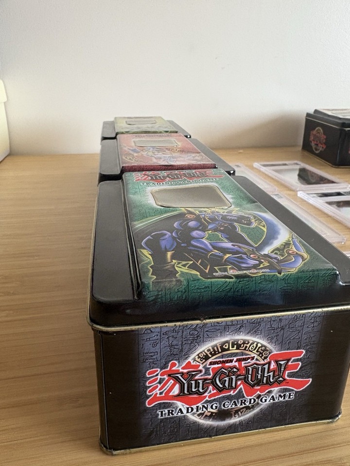 VINTAGE 2005 YU-GI-OH TINS & PSA GRADED LIMTED EDITION MATCH CARDS ...