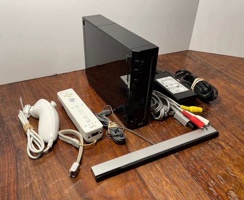 Nintendo Wii Console Back