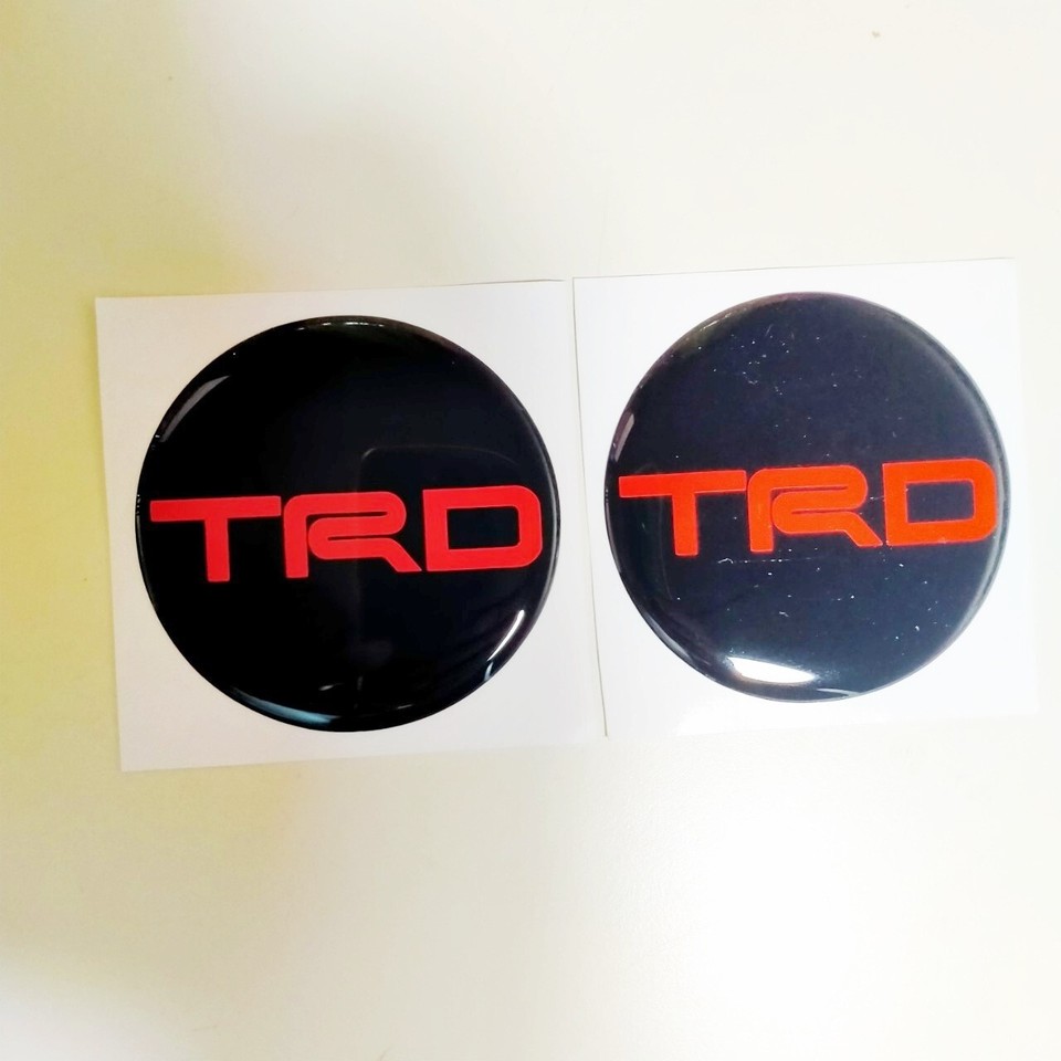 W3 80mm X 4pcs Stickers Resin Reflect Logo Decals Emblem Wheels Center ...