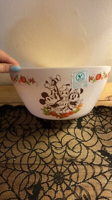 New Disney Mickey & friends Fall serving bowl | eBay