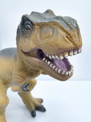 Tyrannosaurus T Rex Rubber Dinosaur Figure Toy T1208A Maidenhead Toys r ...