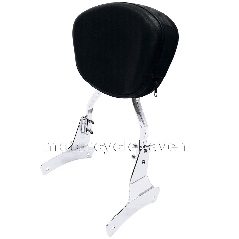 Sissy Bar Backrest Pad Honda Shadow Ace VT750 Deluxe VT 750 Chrome | eBay