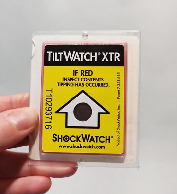 TiltWatch XTR ShockWatch Tilt Indicator 1 NEW A | eBay