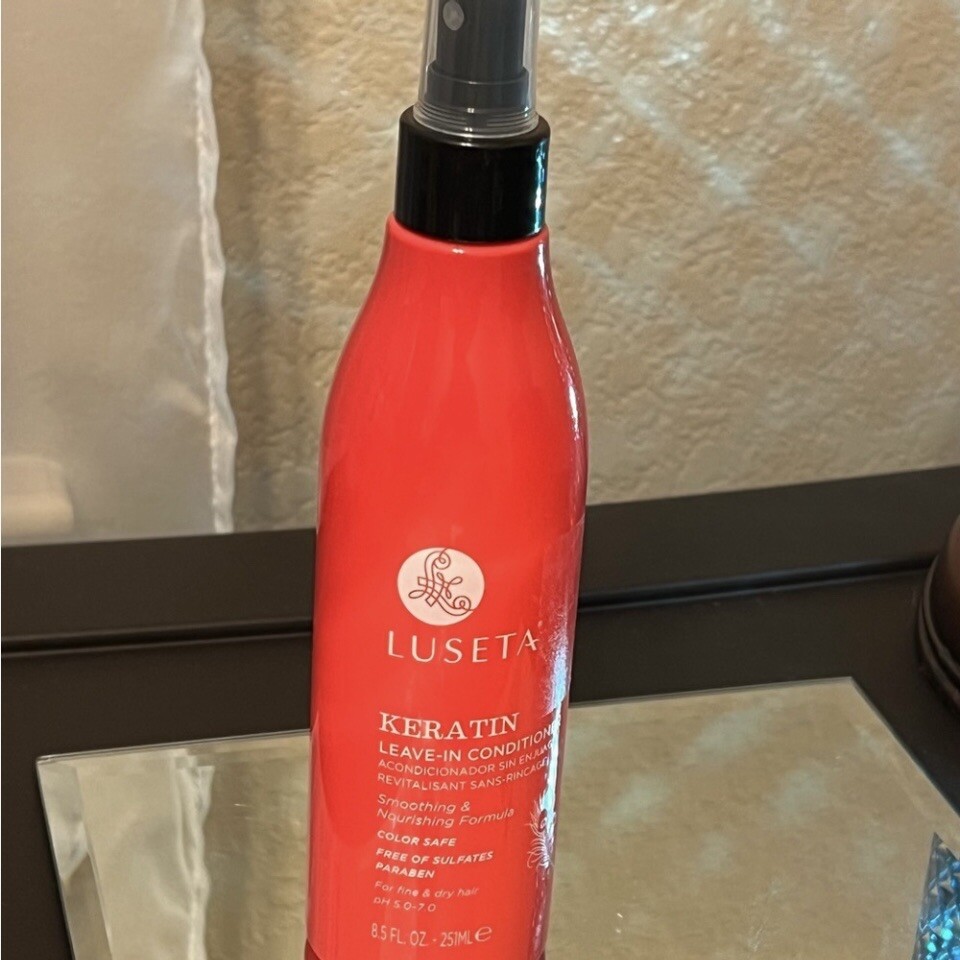 LUSETA ~ KERATIN LEAVE-IN HAIR CONDITIONER Soothing & Nourishing Fine ...