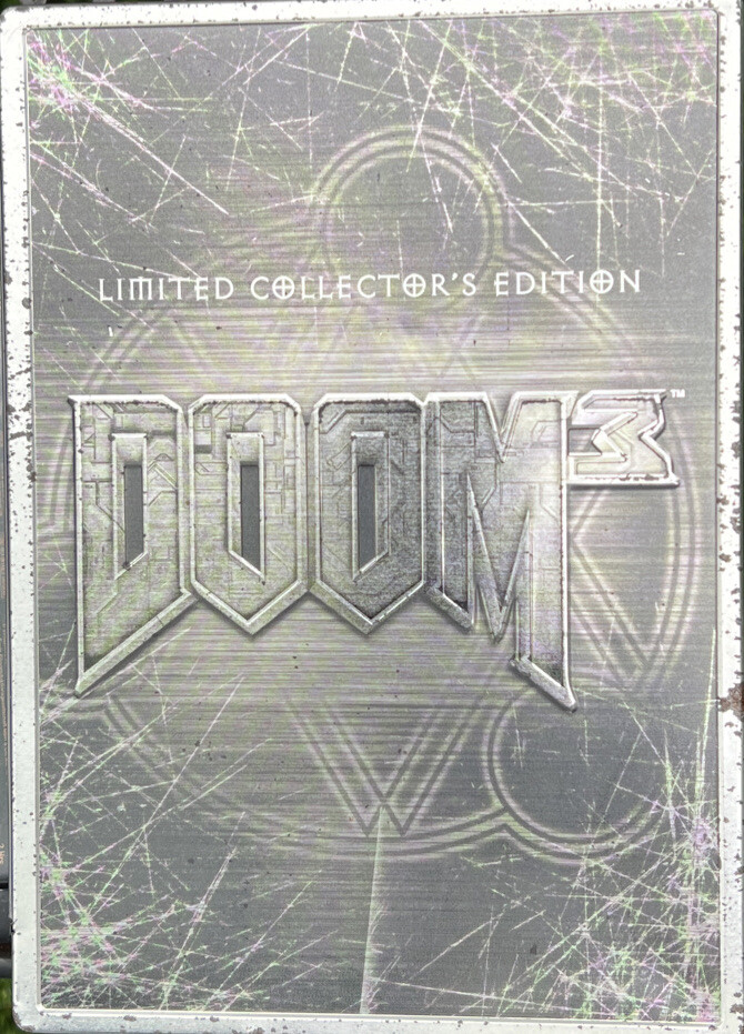 Doom 3 Limited Collector's Edition Steelbook Original Microsoft Xbox ...