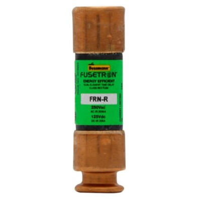 BUSS FRN-R-5 (FRNR-5,BP/FRN-R-5) 5 Amp 250V Fusetron Dual Element Class ...