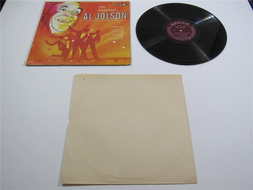 JAZZ SWING BAND POP MUSIC RECORD ALBUM ~ AL JOLSON ~ VINTAGE VINYL LP ...
