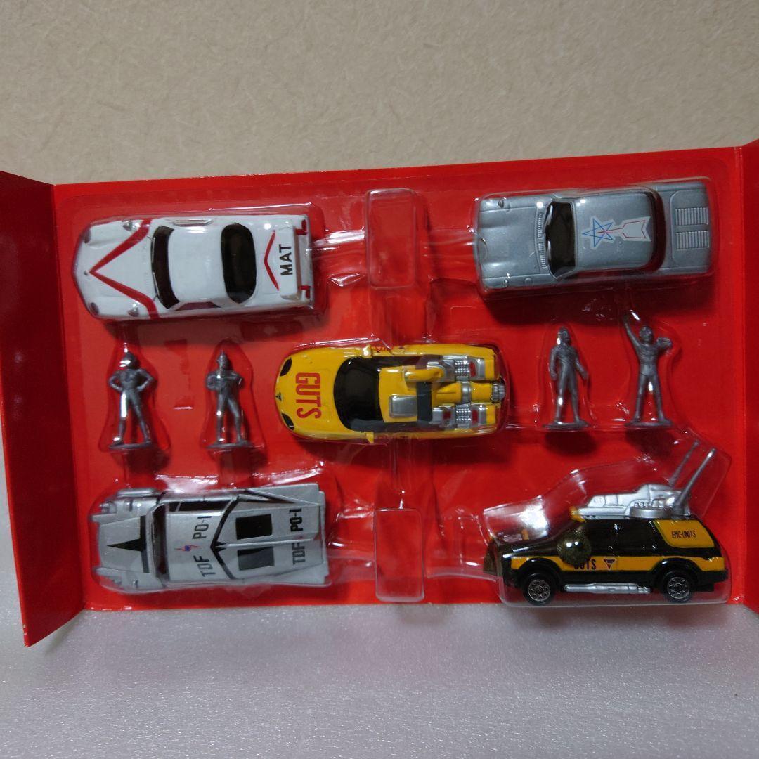 Mini Popinica Series Ultra Vehicle 5 Toy Ultraman Tiga Car Set Figure ...