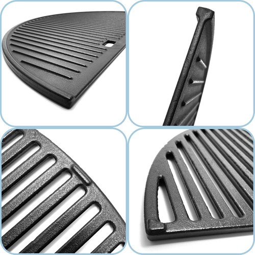 New-24" Cast Iron Heavy Round Grill Grates and Griddle for BGE, Big ...