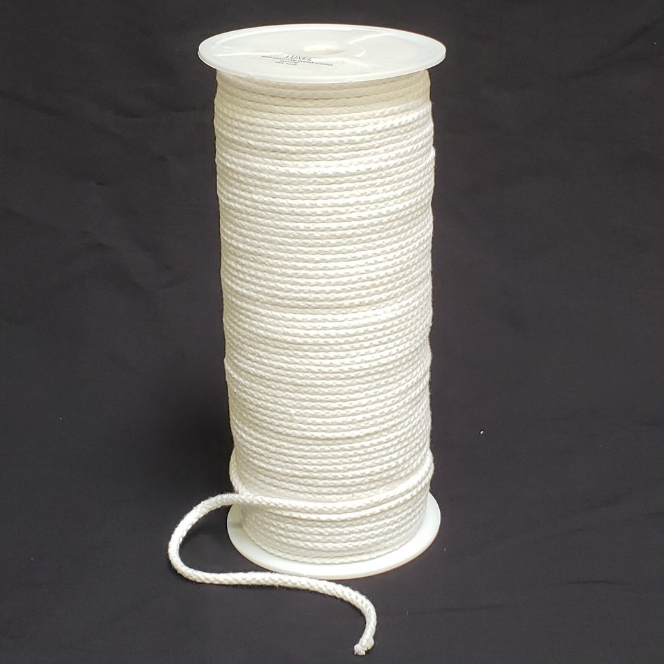 Cotton Drawcord 3/16" 1/4" 3/8" Round Braided Drawstring Draw Cord ...