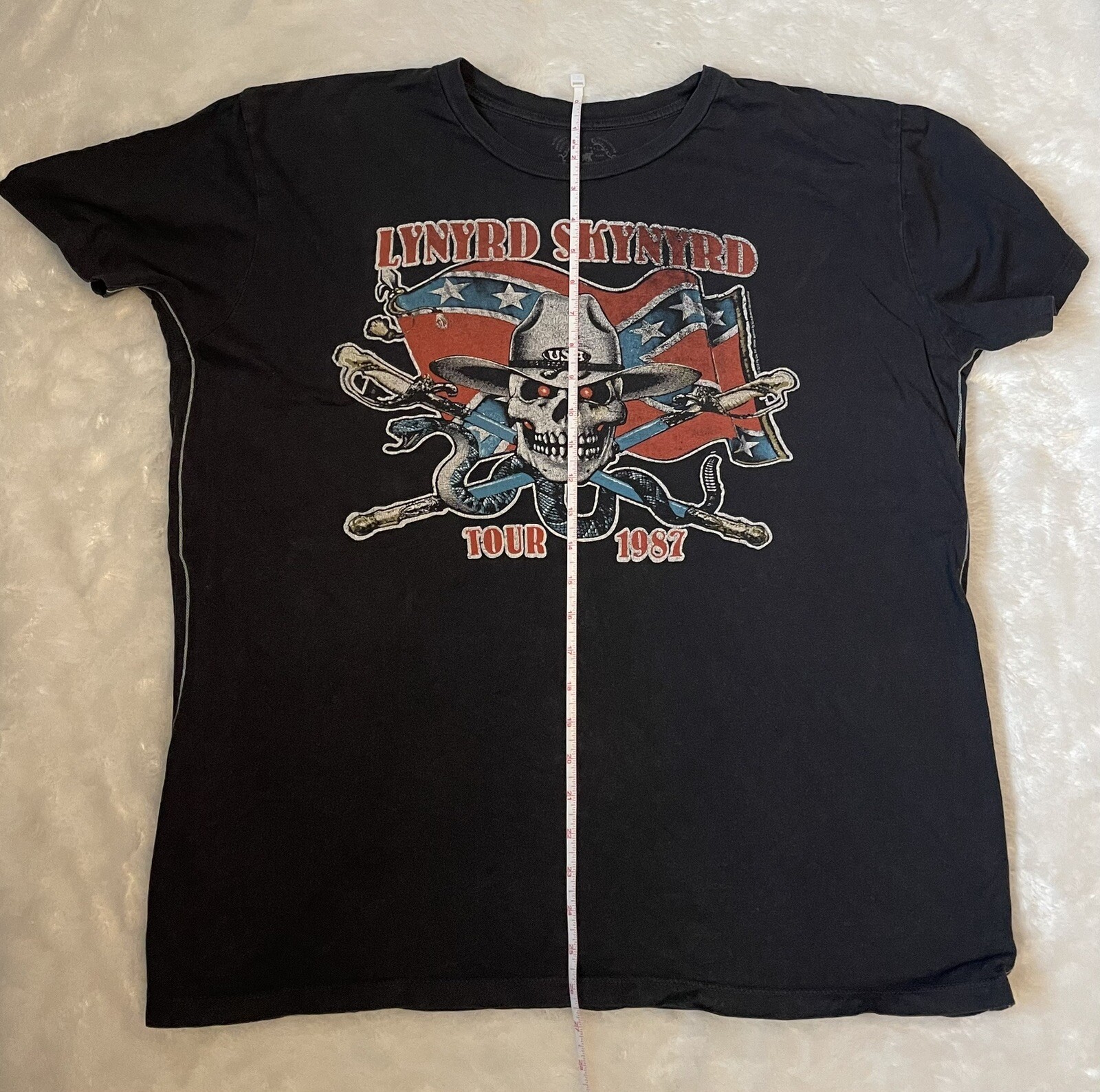 RARE HTF Lynyrd Skynyrd Tour 1987 T SHIRT -ELEPHANT LTD XL | eBay