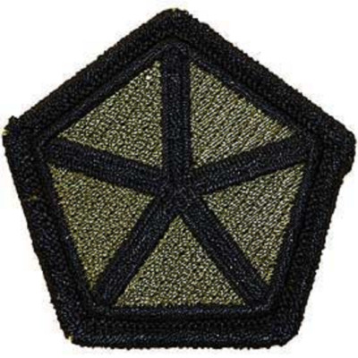 US ARMY 005th Corps 2 inch patch Pentagon shaped Subdued | eBay