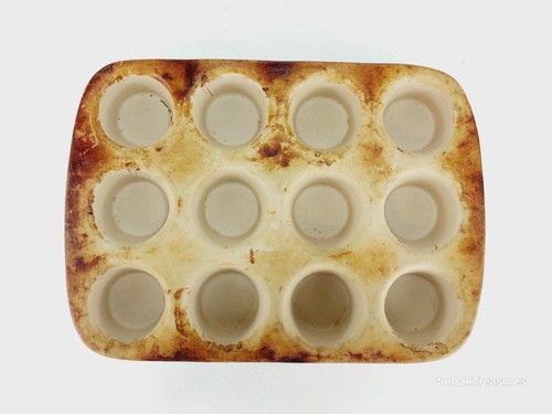 Pampered Chef Stoneware 12 Cup Muffin Pan Family Heritage Classic ...