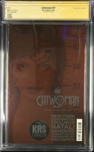 Catwoman #47 CGC 9.8 KRS Comics Foil Edition signed by Natali Sanders ...