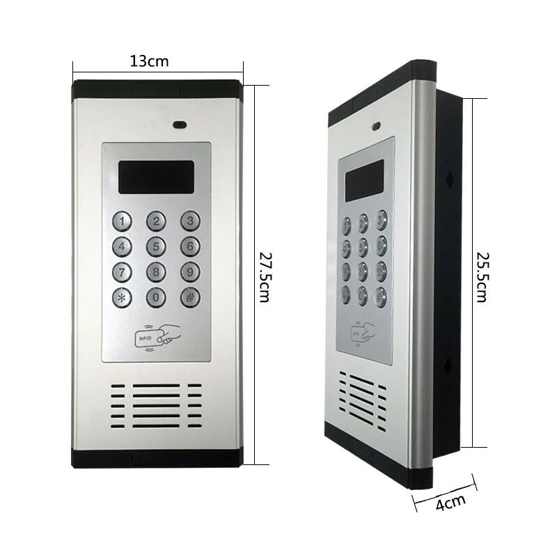 K6 Wireless Intercom System 2G Audio Intercom Door Entry Access Control ...