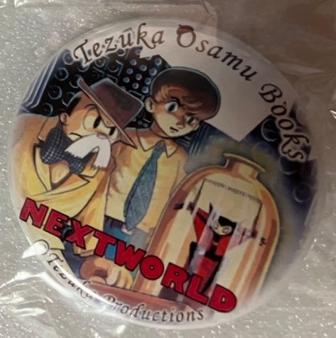 e Osamu Tezuka NEXT WORLD can badge | eBay