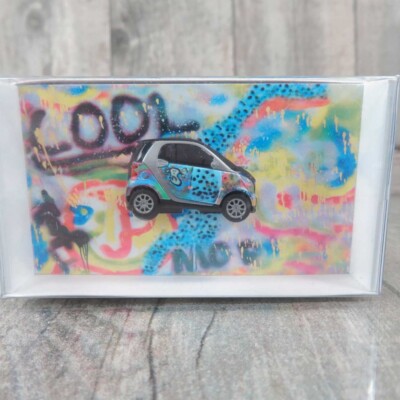 BUSCH 46118 - 1:87 - Smart Fort wo 07 Puzzlesmart Graffiti - OVP -# ...