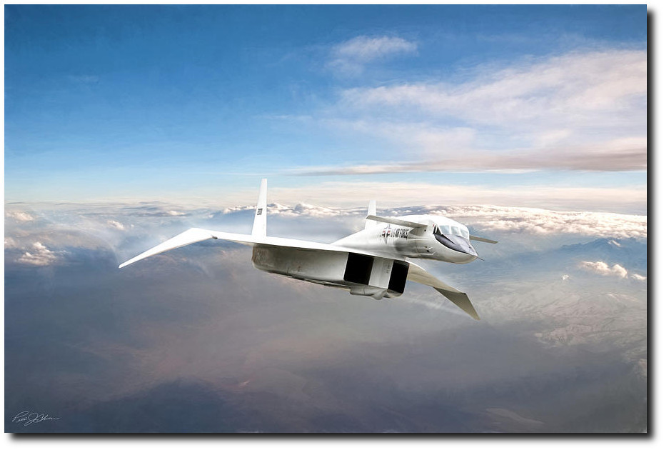 Great White Hope XB-70 by Peter Chilelli - XB-70 Valkyrie - Aviation ...