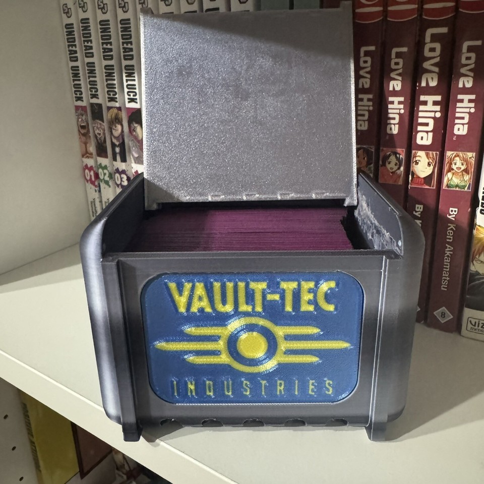MTG Fallout Vault-Tec Deck box for EDH | Commander | Magic the ...