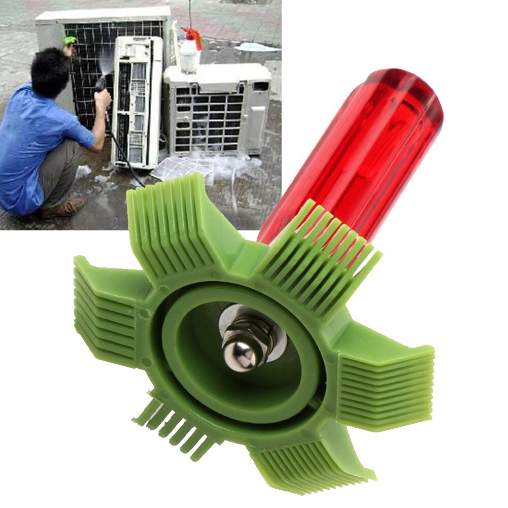 Radiator Condenser Cleaning Tool Cooling Brush Equipment Evaporator Fin ...
