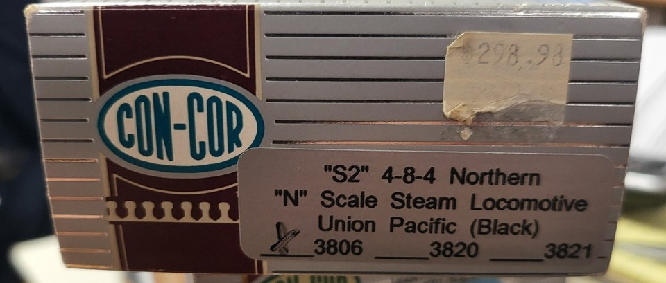 N CON-COR #001-003806 4-8-4 S2 Northern Undecorated Rd# undec DCC Ready ...