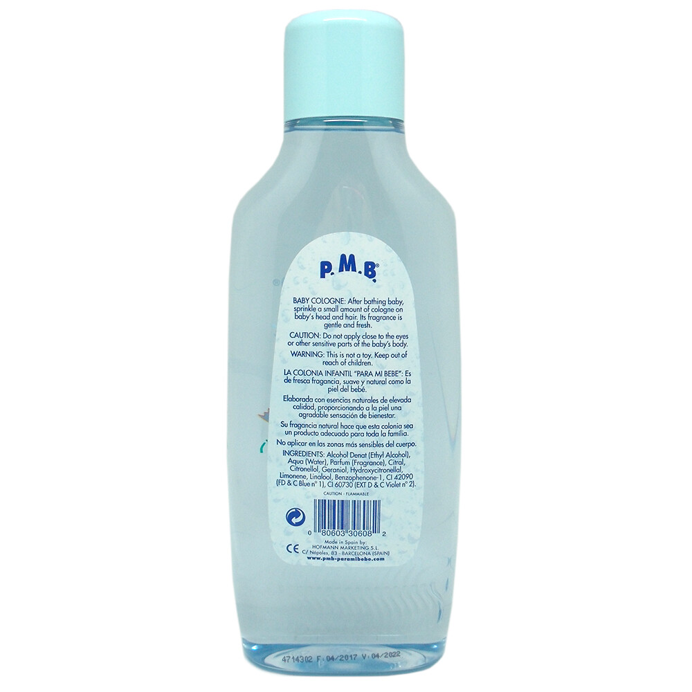 PMB Para Mi Bebe Baby Cologne. Fresh Fragance for Your Baby. 25 Fl Oz ...