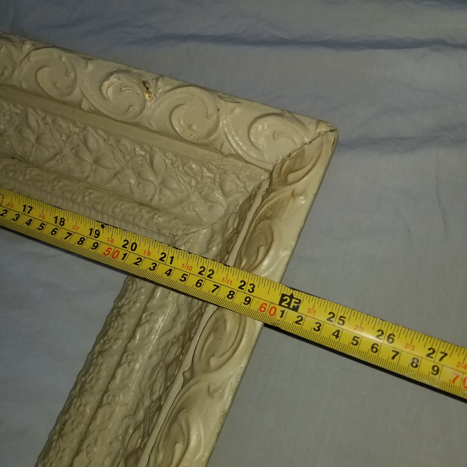 LARGE ANTIQUE ORNATE VICTORIAN ERA PICTURE FRAME GILDED UNDERNEATH | eBay