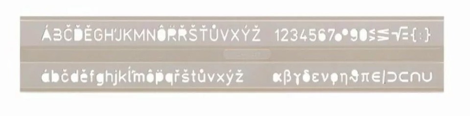 Letter Template Stencil Metric KOH-I-NOOR 903 ISO Lettering | eBay