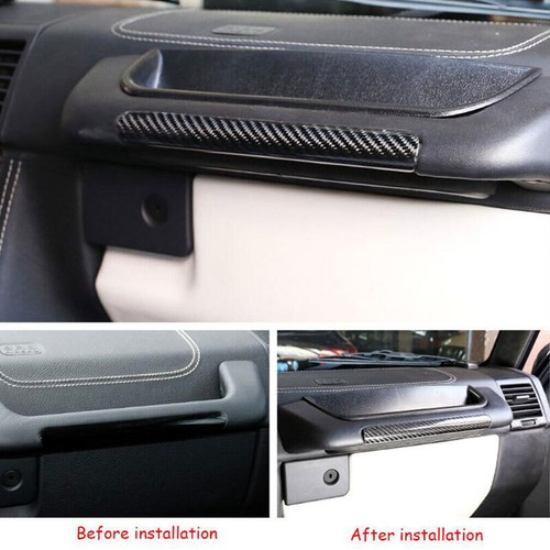 7Pcs Dry Real Carbon Fiber Interior Trim Kits For Benz W463 G550 G500 ...