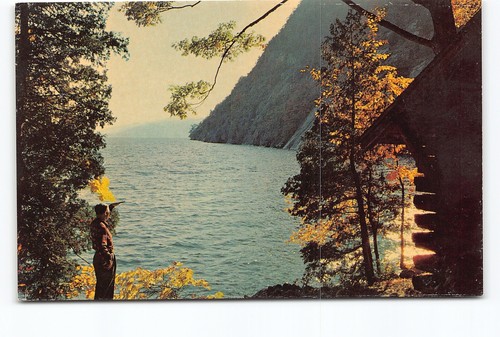 Rogers Rock Mt On Lake George New York NY Chrome Postcard Vtg Unposted ...