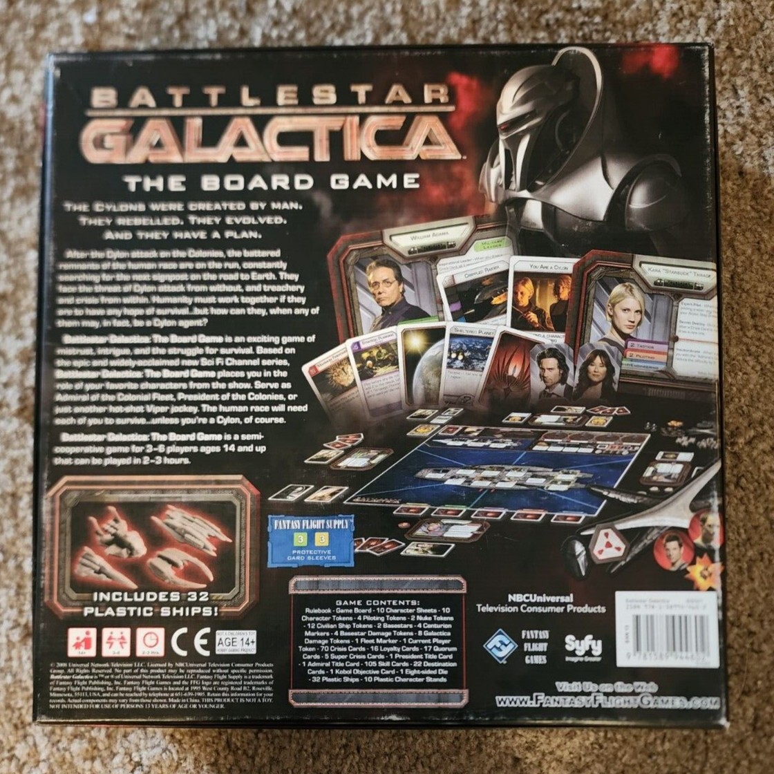 Fantasy Flight Games Battlestar Galactica Board Game - BSG01 for sale ...
