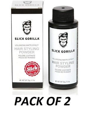 Slick Gorilla Hair Styling Powder - PACK OF 2 | eBay