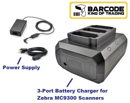 Battery Charger Cradle Kit for Zebra MC9300, MC930B, MC930P Android ...