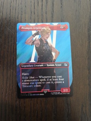 Prompto Argentum (Borderless) (Surge Foil) -Foil Near Mint MTG | eBay