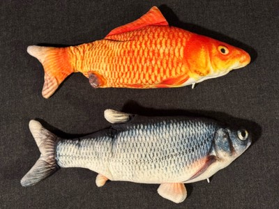 Flippity Fish Lot x2 Motion Activated Interactive Cat Toy & USB Cable ...