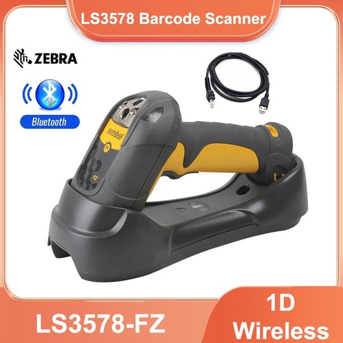Motorola Symbol LS3578-FZ Rugged Bluetooth Cordless Barcode Scanner ...