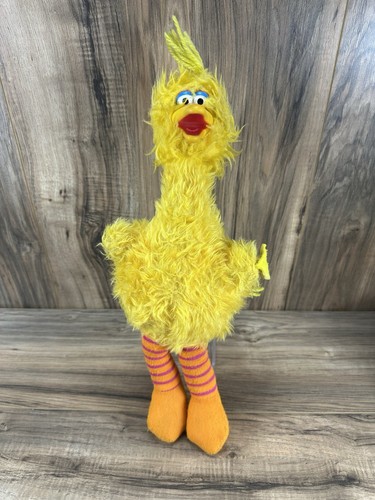 Vintage 80’s Sesame Street Talking Big Bird Plush Pull String 22 ...