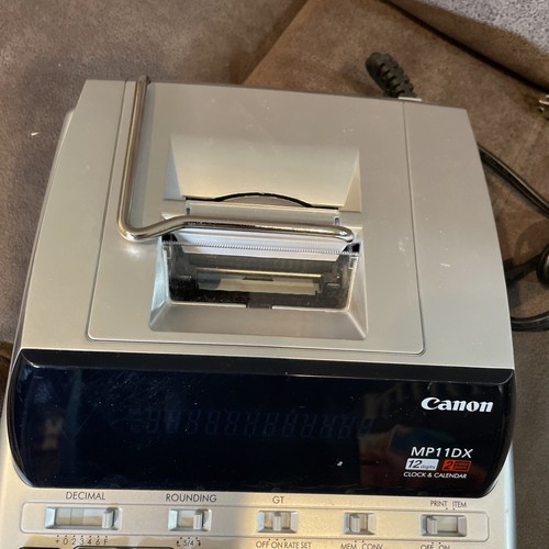 Canon MP11DX Heavy Duty Desktop Color Printing Clock & Calculator | eBay