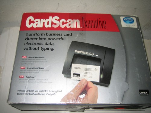 CardScan Executive 500 Business Card Reader Scanner Portable | eBay