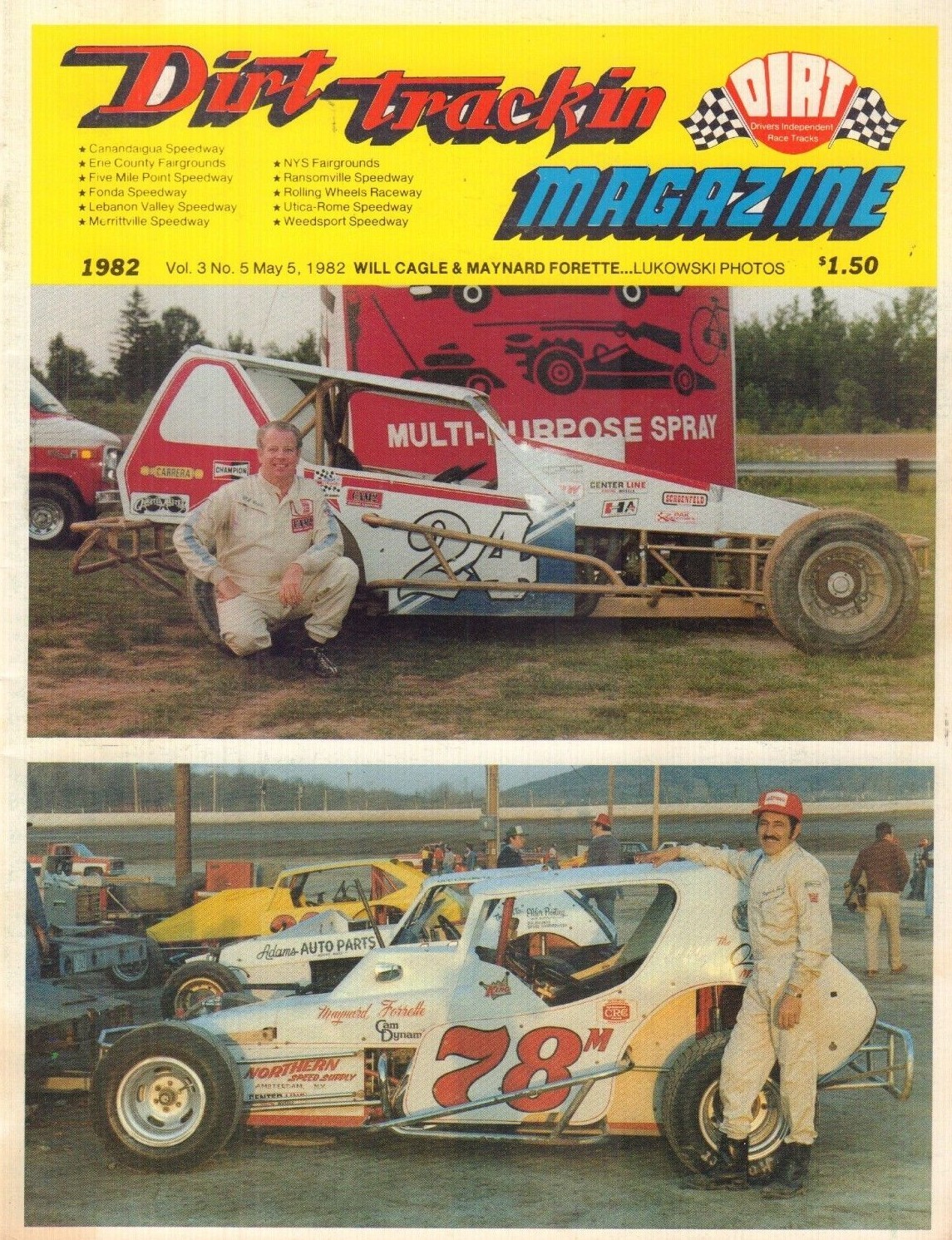 Dirt Trackin Magazine Will Cagle & Maynard Forette Vol.3 No.5 ...