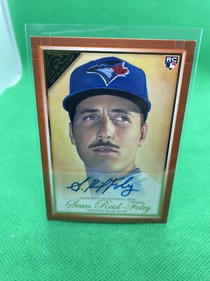 2019 Topps Gallery Sean Reid Foley Orange Autographed 15/25 RC Toronto ...