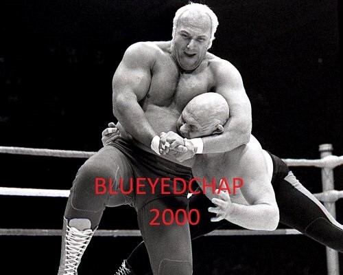 BILLY GRAHAM VS BARON VON RASCHKE WRESTLER 8 X 10 WRESTLING PHOTO AWA ...