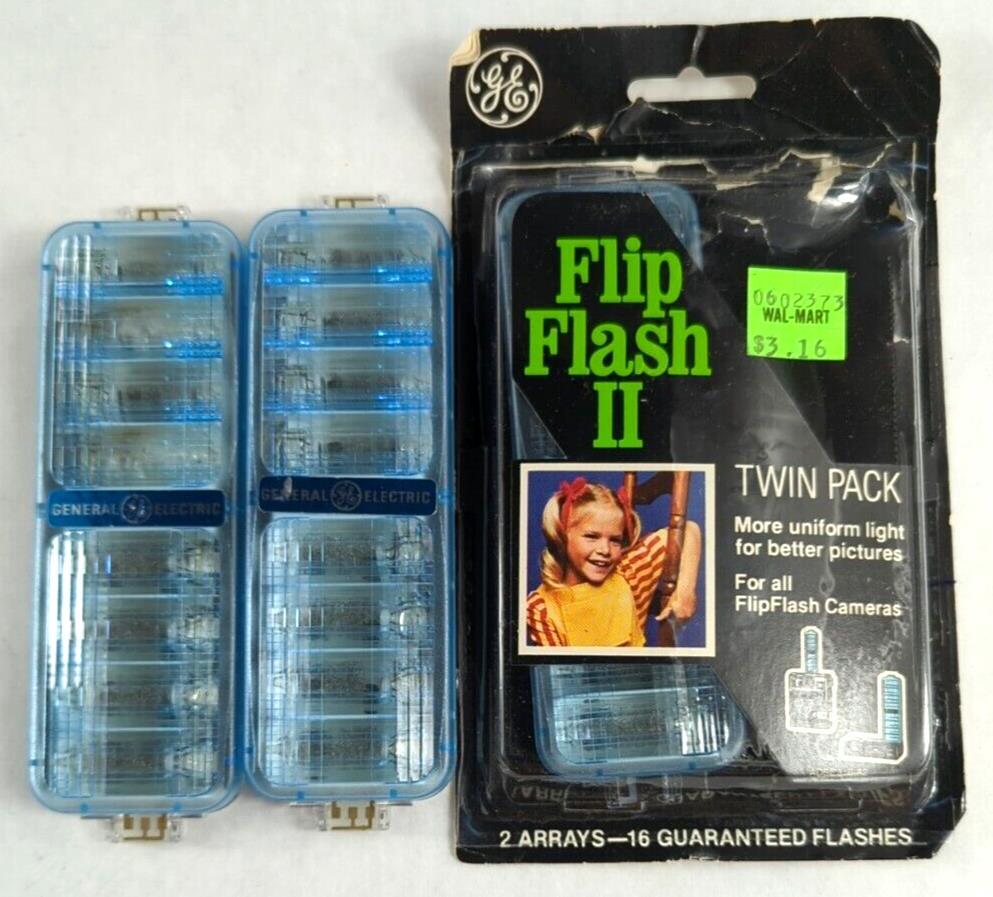 Vintage: GE Flip Flash II Camera Flash Bulbs w/ Original Box, Lot of 4 ...