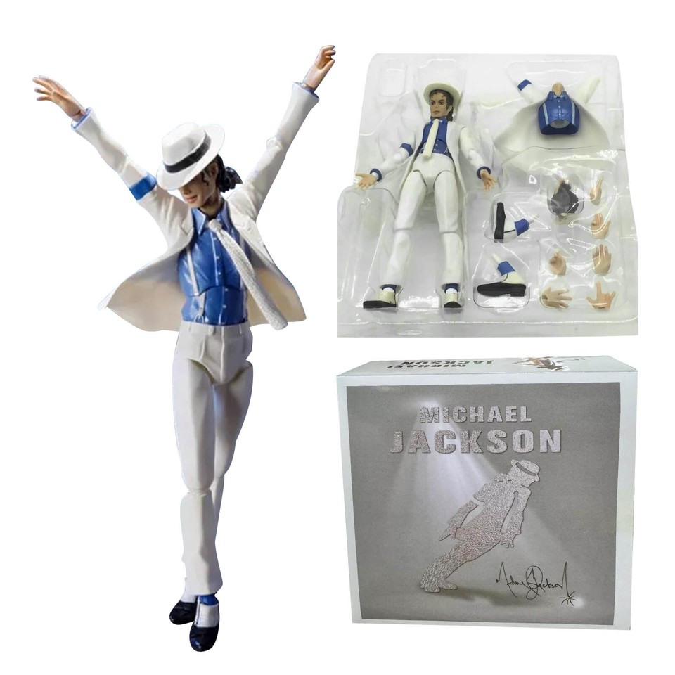 Michael Jackson Action Figure Smooth Criminal Moonwalk Collectable ...